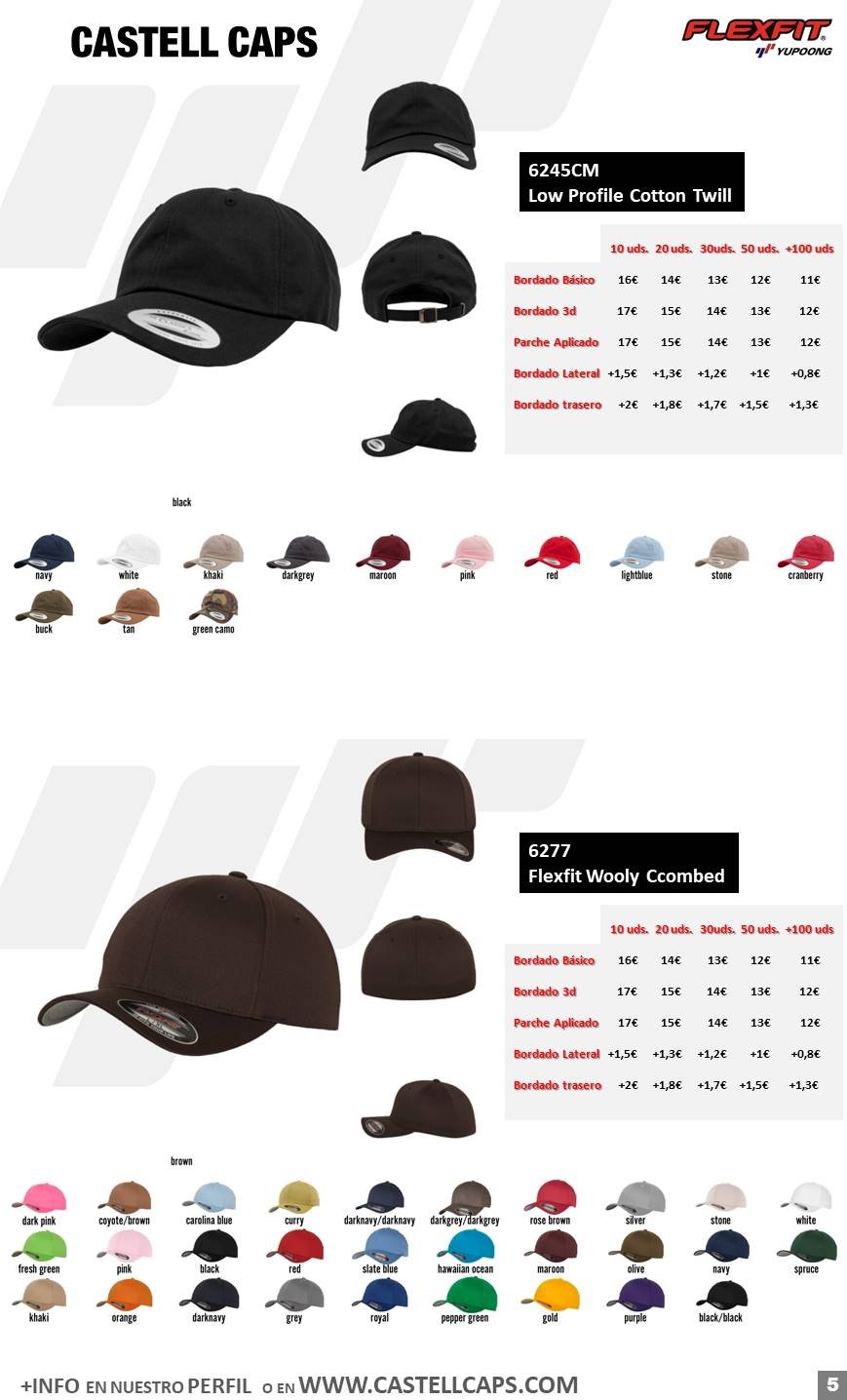 NUESTRAS GORRAS - CASTELL CAPS